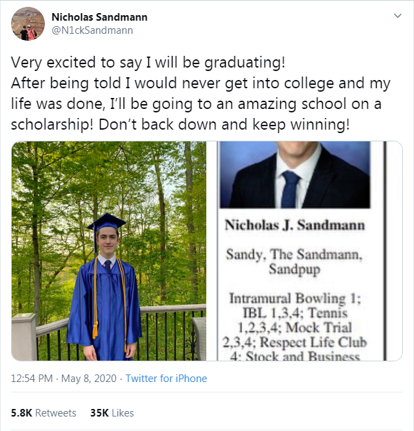 Congrats Nick! – The American Catholic