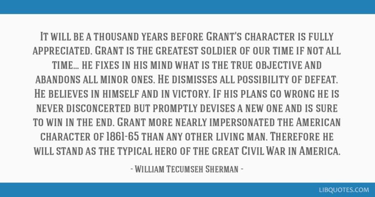 March 12, 1865: Letter From Sherman to Grant – The American Catholic