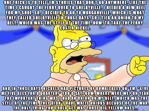 Grandpa Simpson – The American Catholic