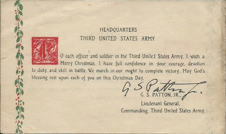 Patton Christmas Message – The American Catholic
