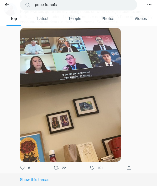 Screenshot 2022-02-27 at 15-43-33 pope francis – Twitter Search Twitter ...