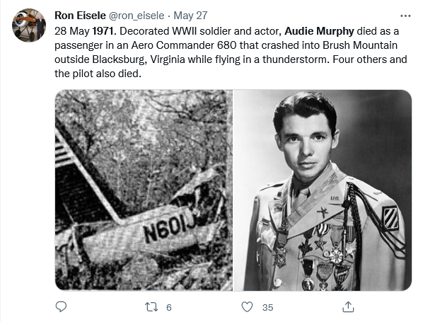May 28, 1971: Death of Audie Murphy – The American Catholic