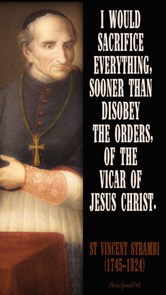 Saint of the Day Quote: Saint Vincent Strambi – The American Catholic