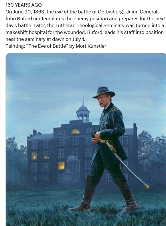 June 30, 1863: Buford Decides to Fight – The American Catholic