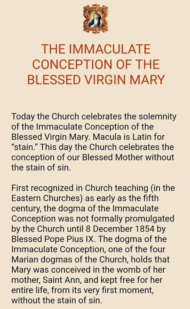Feast of the Immaculate Conception – The American Catholic