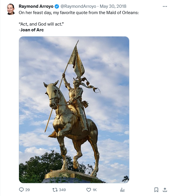 Feast Day of Joan of Arc – The American Catholic