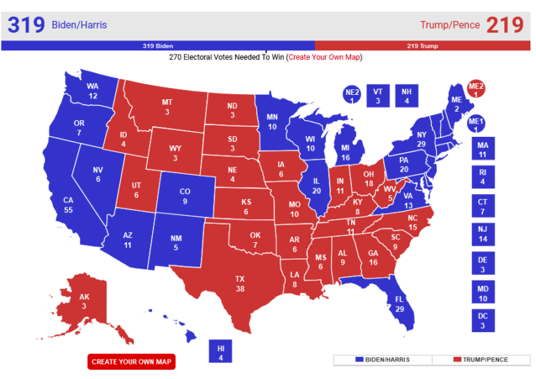 Trump Real Clear Politics No Leaner Maps – The American Catholic