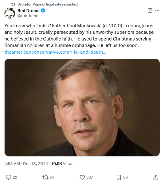 Remembering Father Mankowski – The American Catholic