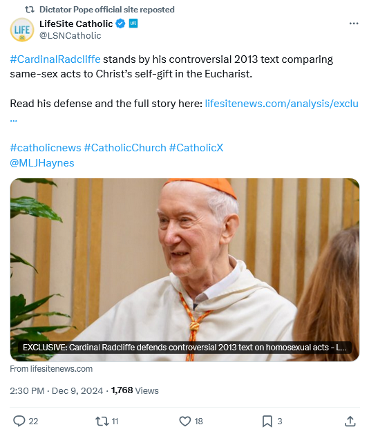 PopeWatch: Cardinal Radcliffe – The American Catholic