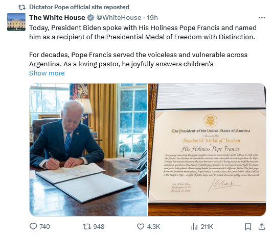 PopeWatch: Birds of a Feather – The American Catholic