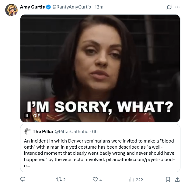 Yeti Entertain You – The American Catholic